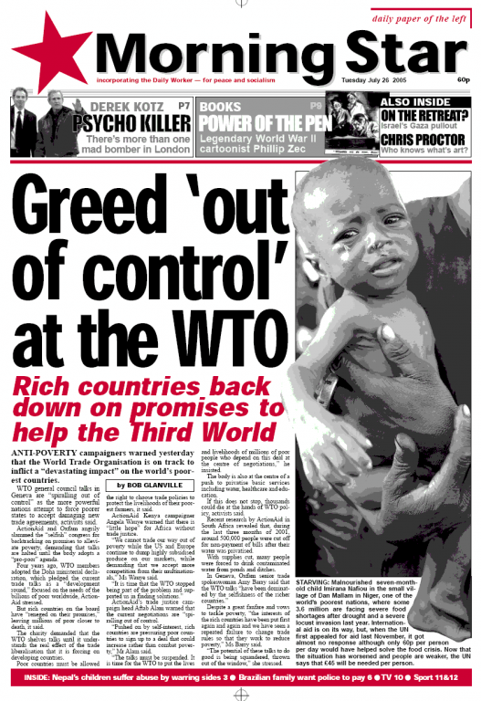 Morning Star journalists ballot for strike action | libcom.org